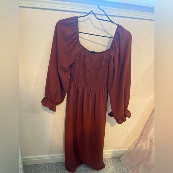 New Look | Dresses | Elegant Rust Dress | Poshmark